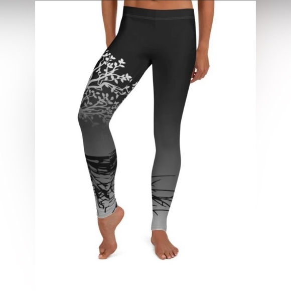 Noli | Pants & Jumpsuits | Nwot Noli Tree Of Life Black And Silver ...